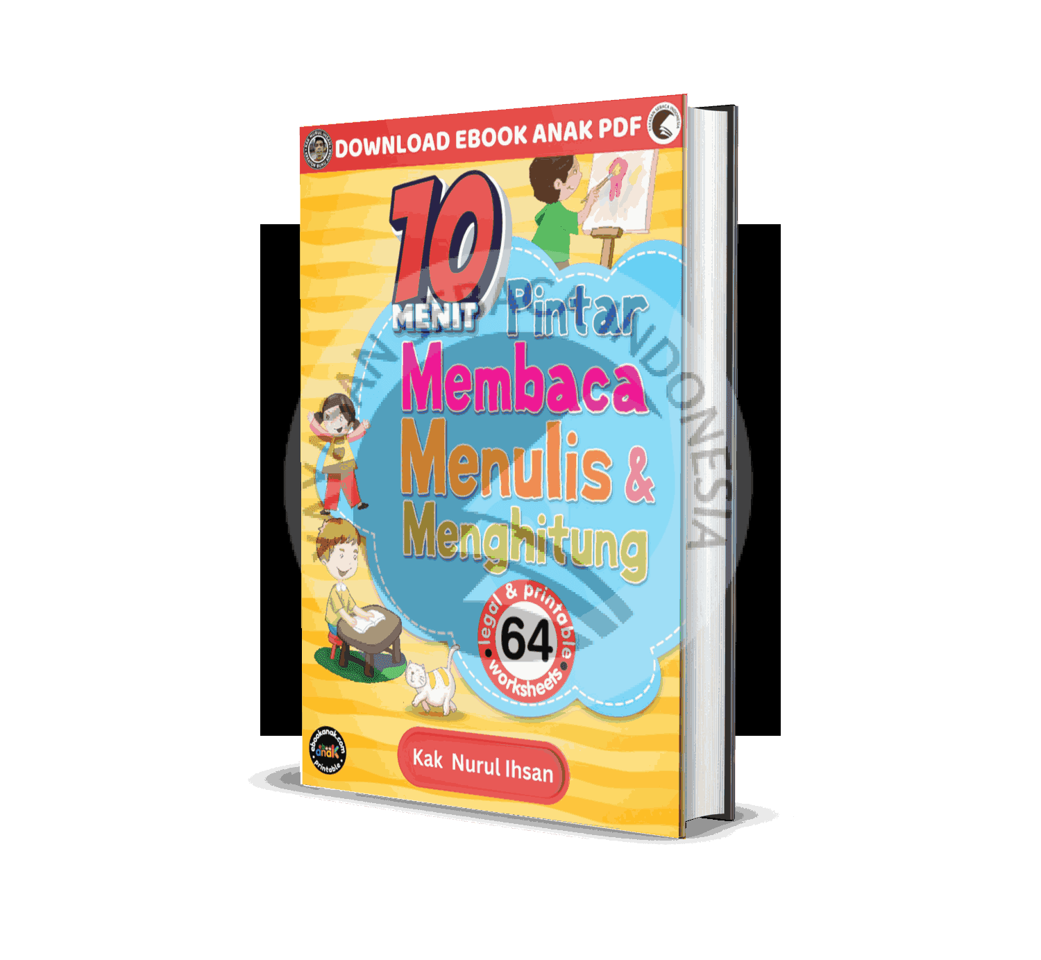 E129 10 Menit Pintar Membaca, Menulis, dan Menghitung - Sebaca Indonesia