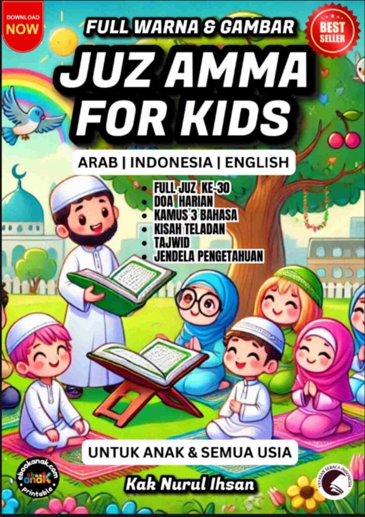 Juz Amma For Kids | Arab-Indonesia-English + 9 Poster Anak Edukatif ...